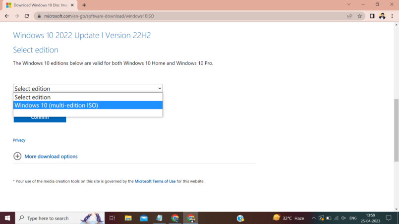 How to Download Windows 10 ISO File Directly from Microsoft - TECHNICAL ...